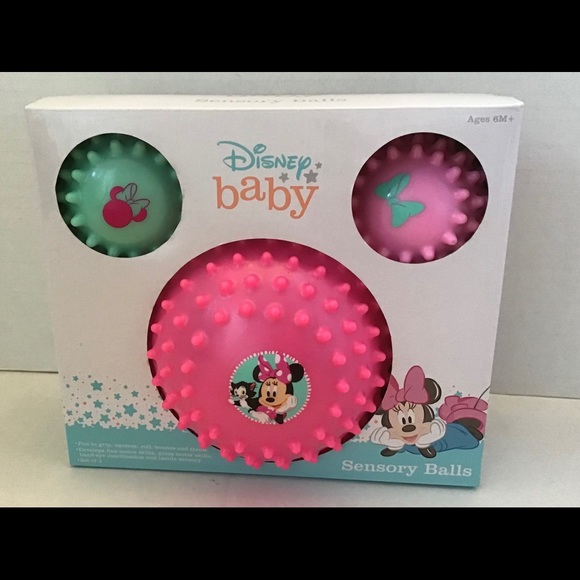 Disney | Toys | Disney Minnie Mouse Sensory Balls Set | Poshmark